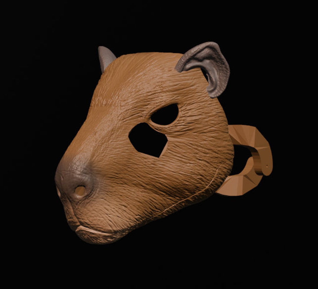 Capybara Mask .STL Files for 3D Printing - Etsy UK