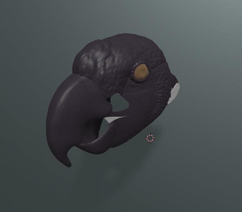Palm Cockatoo Mask V2 .STL Files for 3D Printing - Etsy