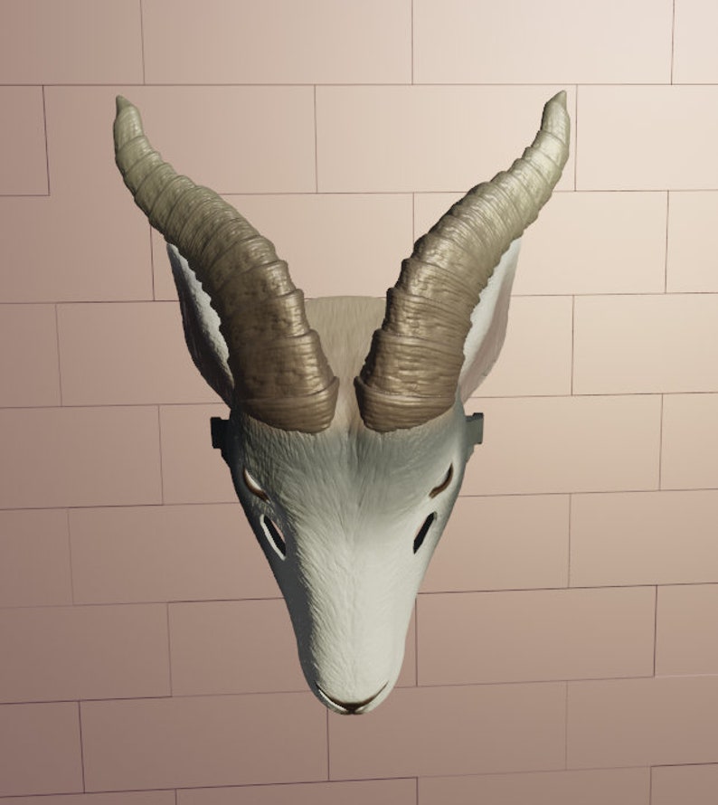 Goat Mask .STL Files for 3D Printing - Etsy