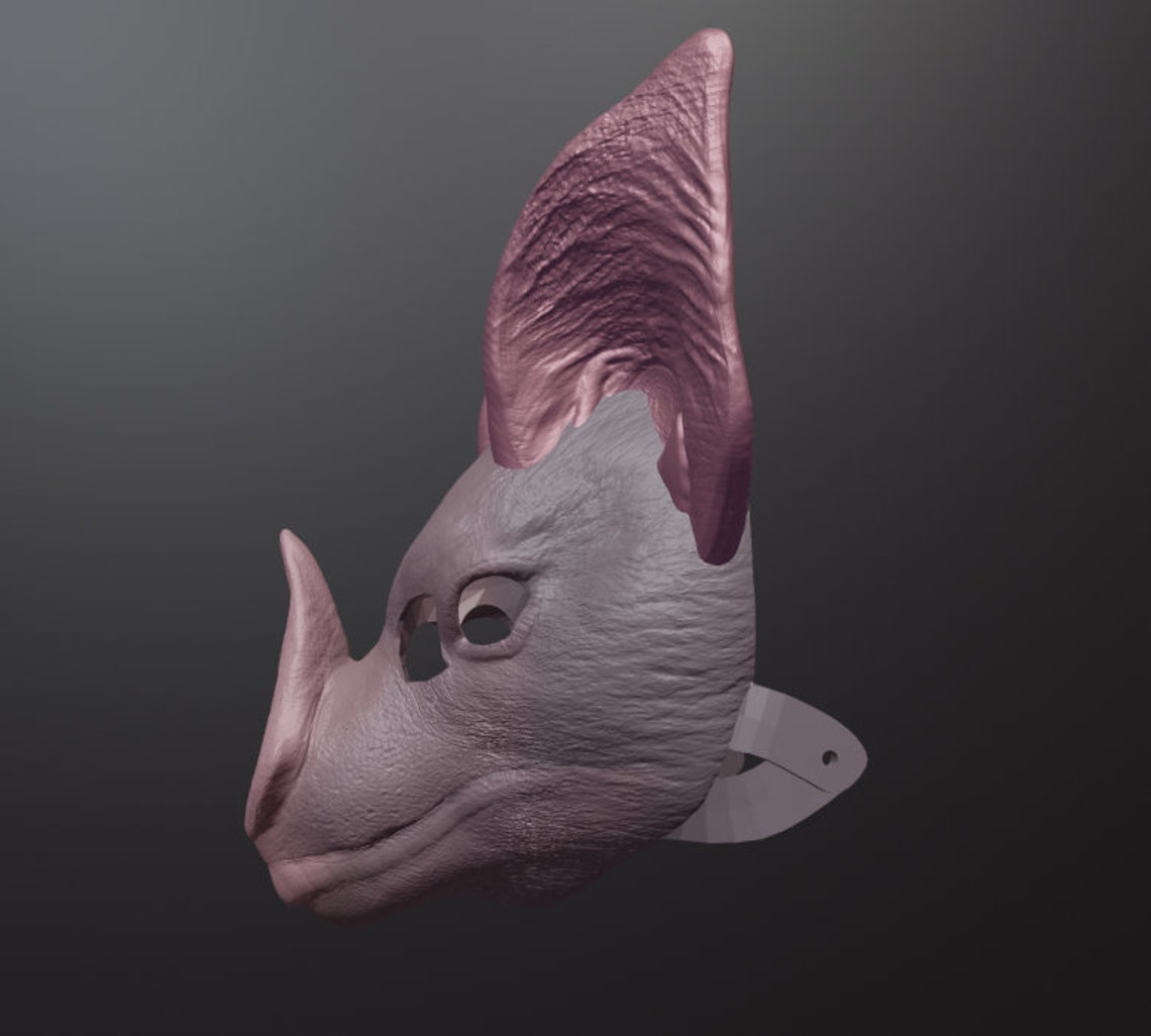 Leaf Nosed Bat Mask .STL Files for 3D Printing - Etsy
