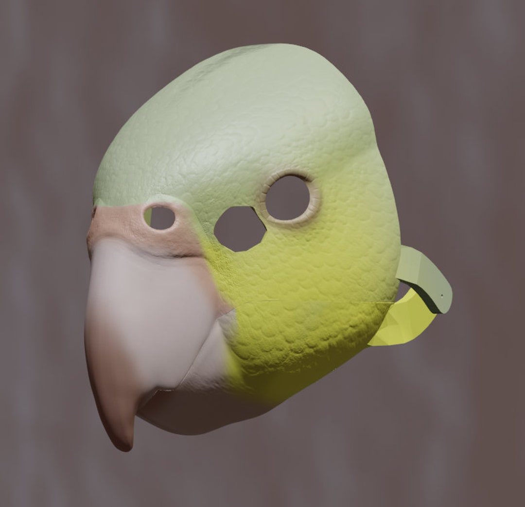 Parakeet Mask .STL Files for 3D Printing - Etsy