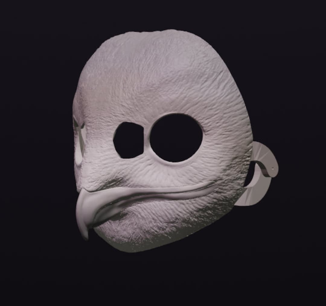 Potoo Mask .STL Files for 3D Printing - Etsy