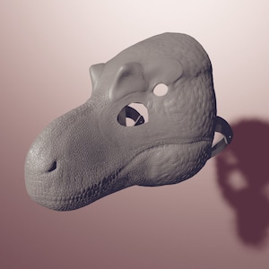 Dryptosaurus Mask .STL Files for 3D Printing - Etsy