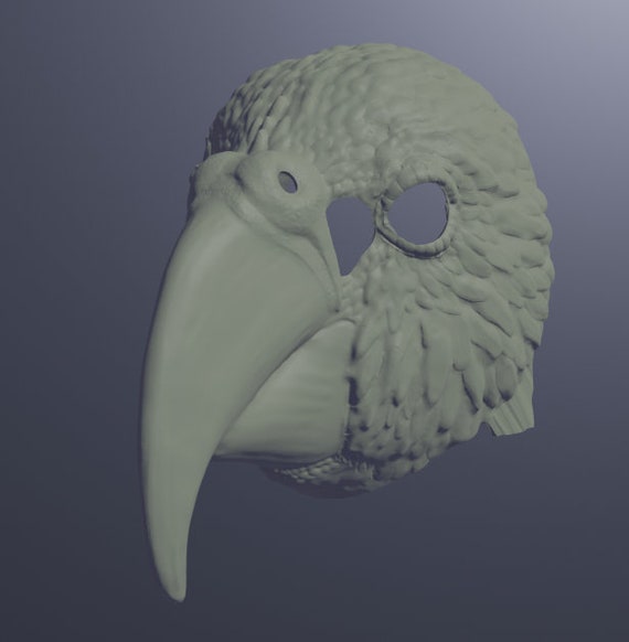Kea Parrot Mask V2 .STL Files for 3D Printing - Etsy