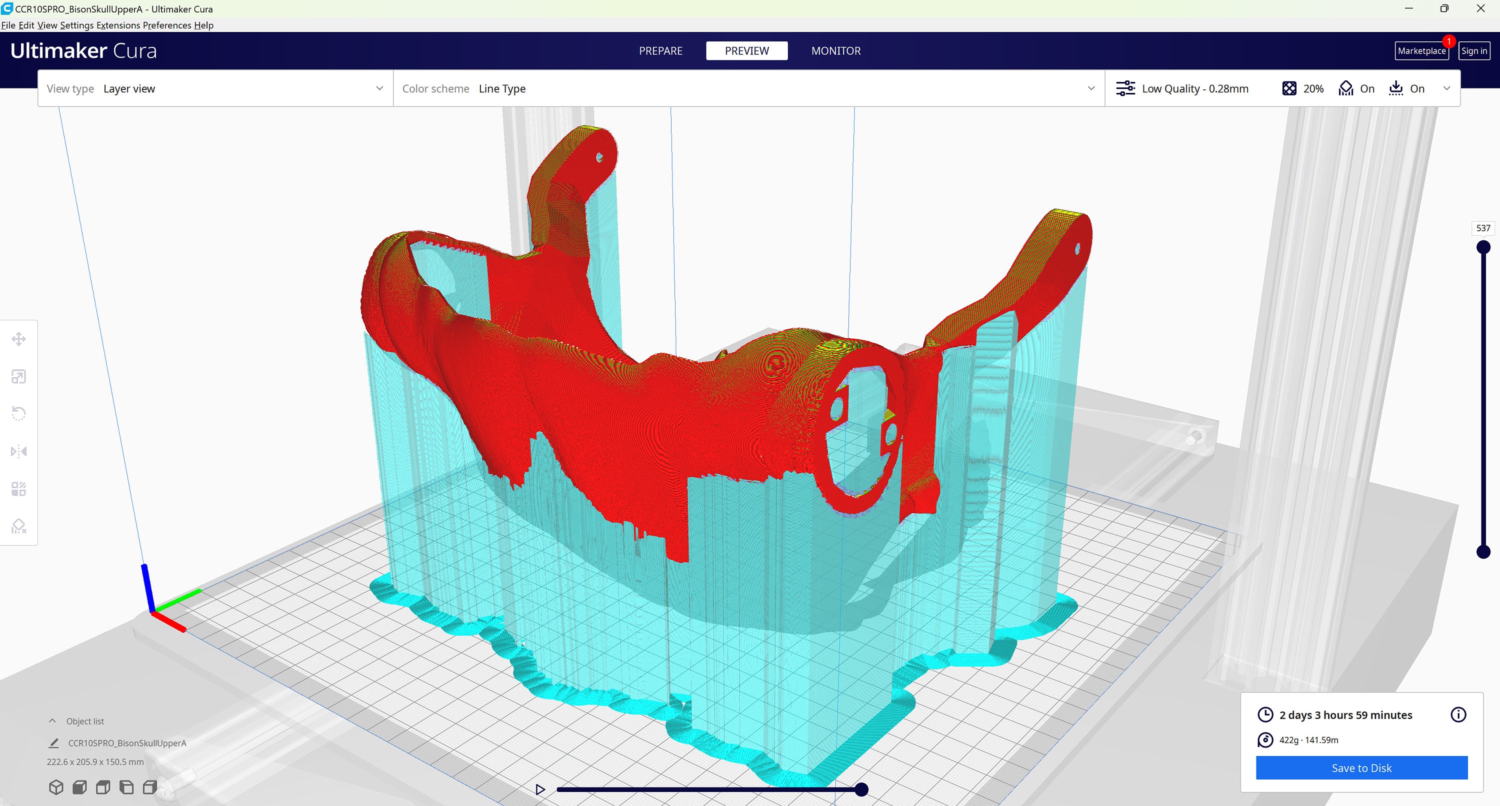 Bison Skull Mask .STL Files for 3D Printing - Etsy Australia