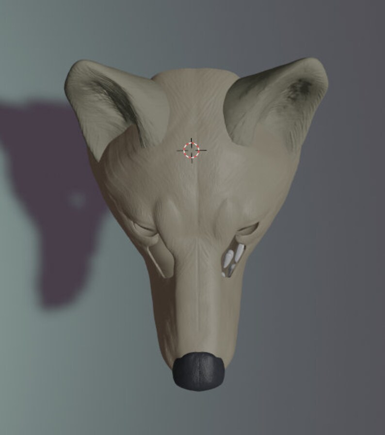 Grey Wolf Mask V2 .STL Files for 3D Printing - Etsy