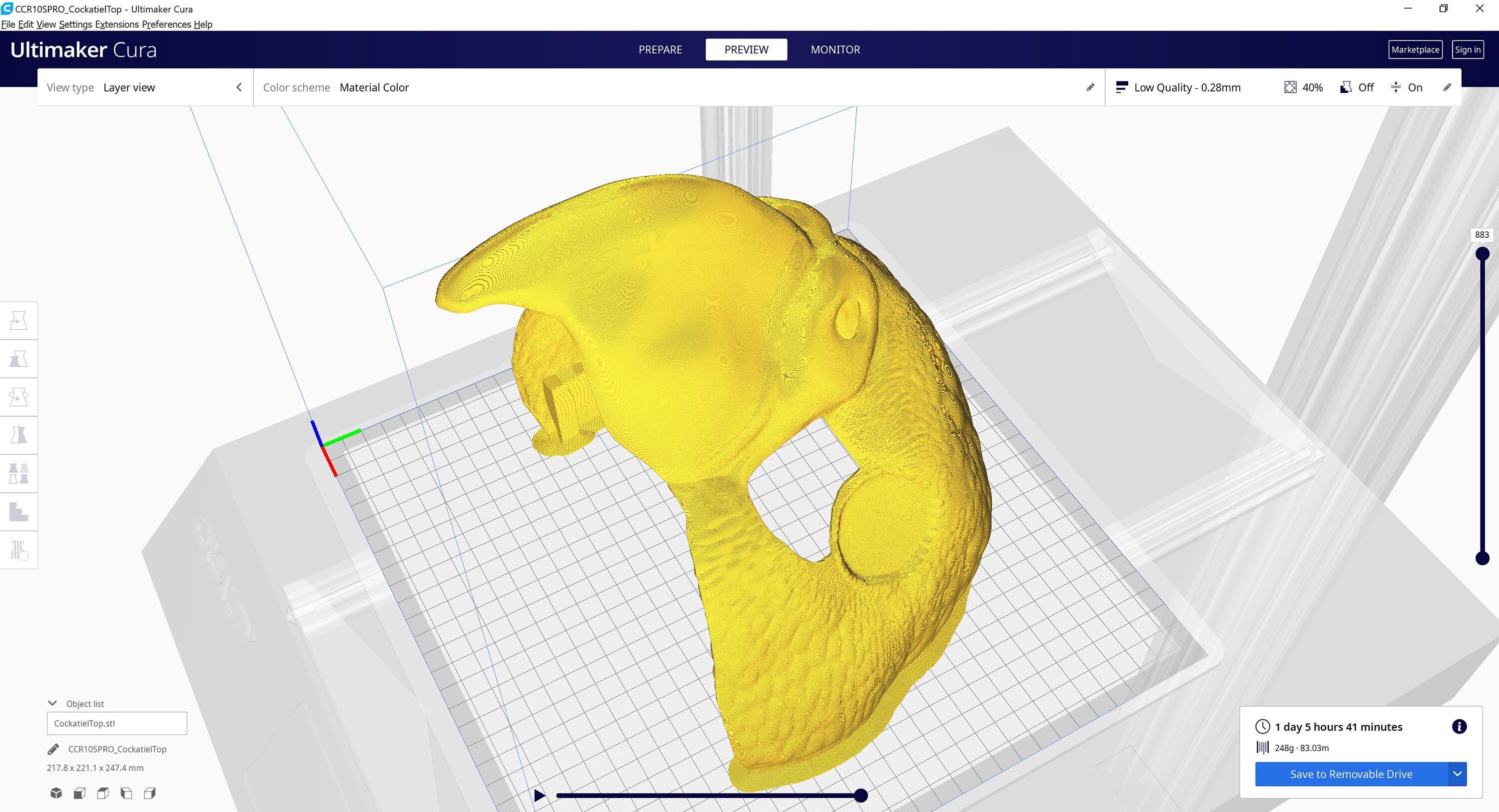 Cockatiel Mask .STL Files for 3D Printing | Etsy
