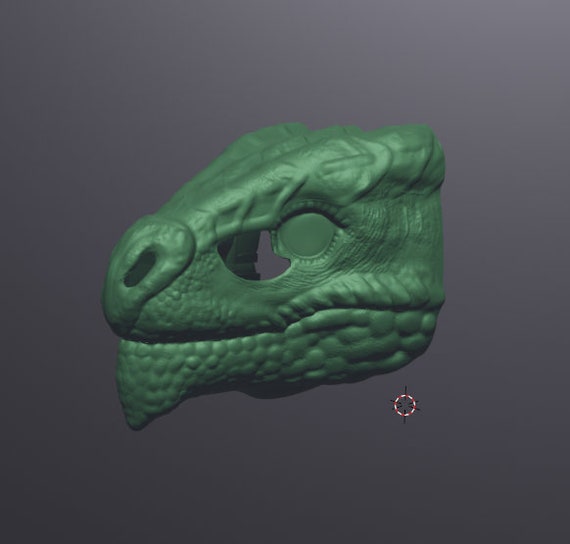 Fantasy Reptile Mask .STL Files for 3D Printing - Etsy
