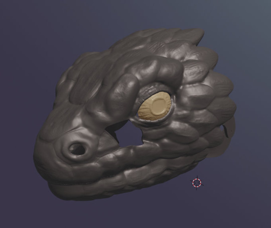 Armadillo Lizard Mask .STL Files for 3D Printing - Etsy