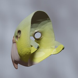 Parakeet Mask .STL Files for 3D Printing - Etsy