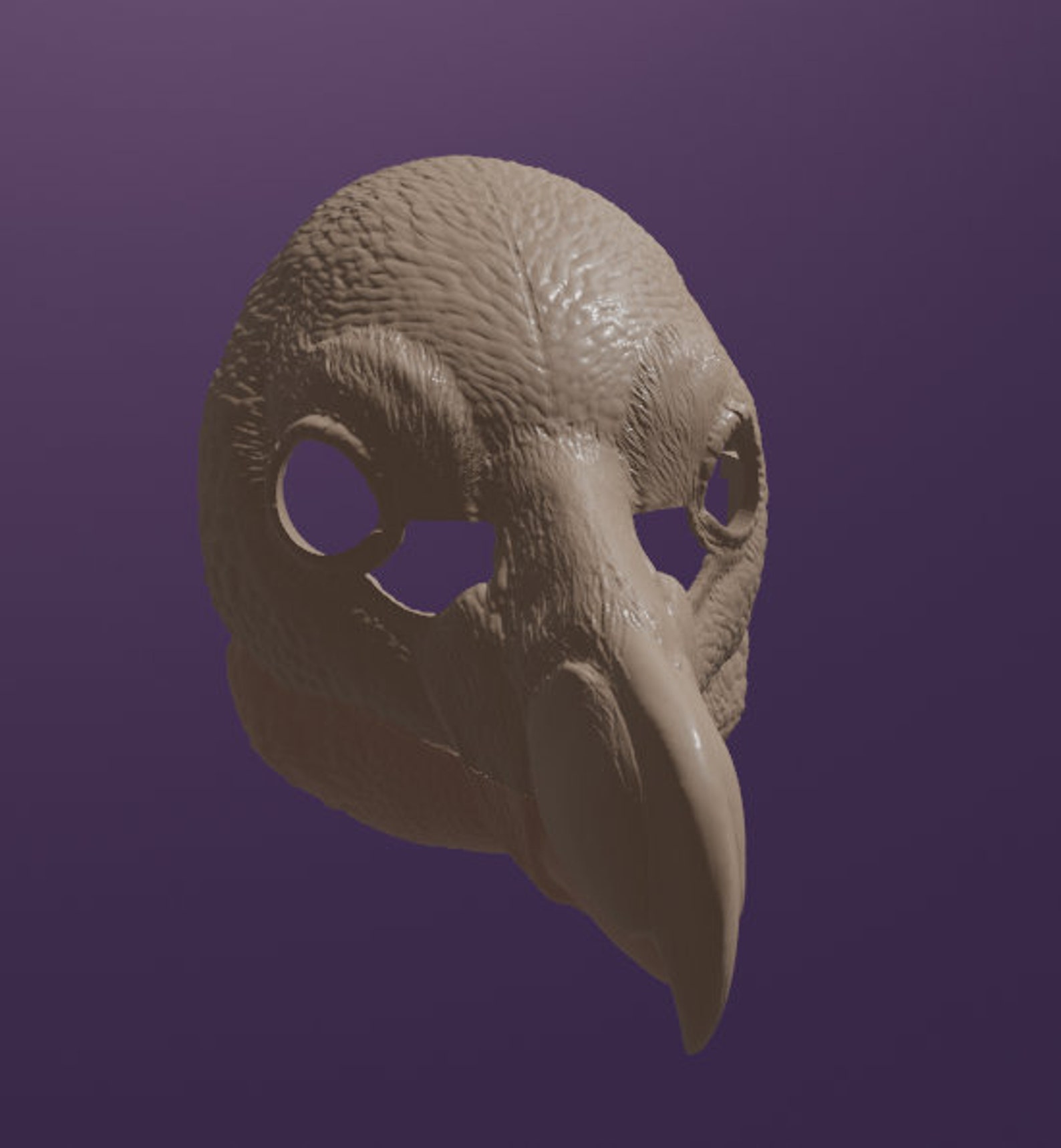 Bearded Vulture Mask .STL Files for 3D Printing | Etsy