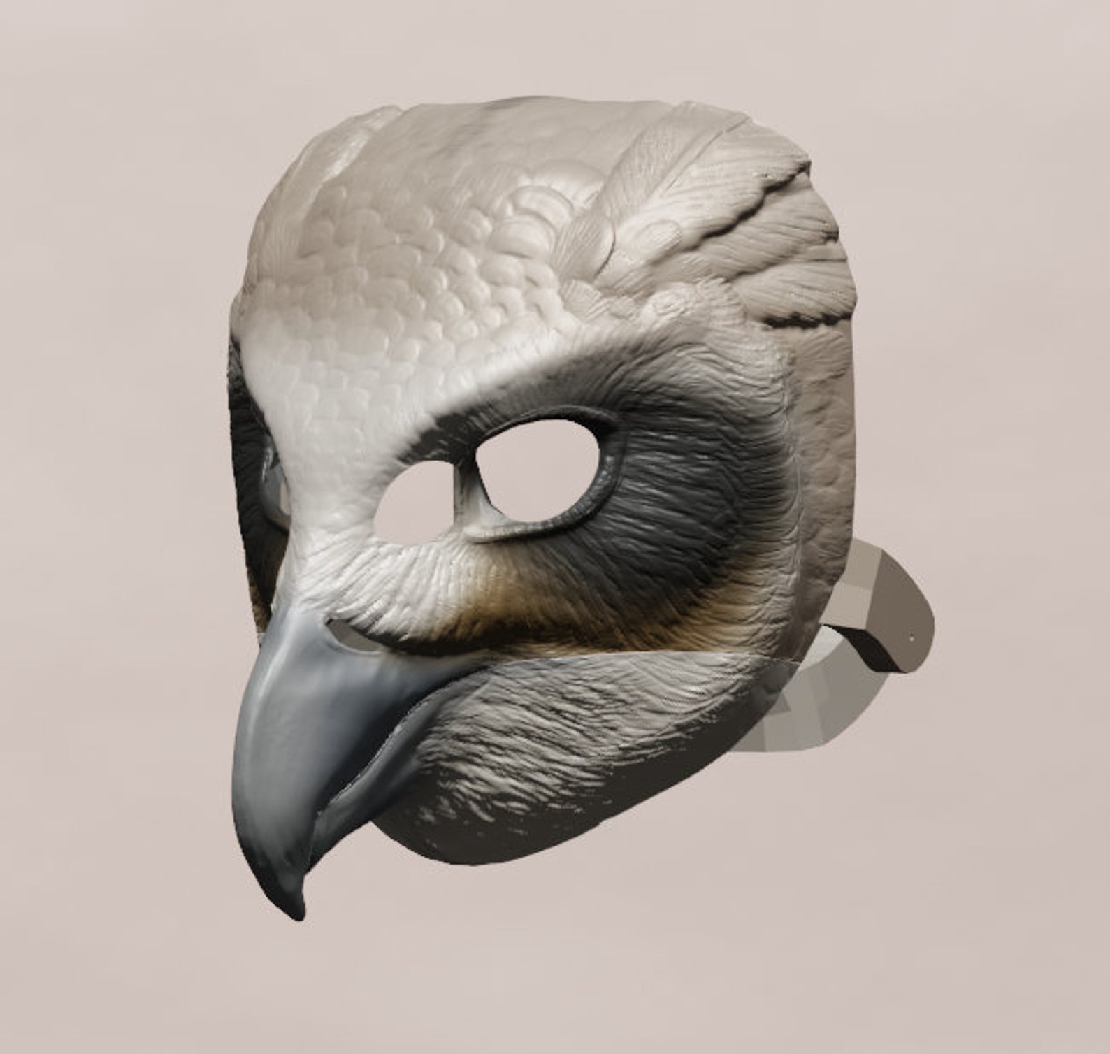 Great Horned Owl Mask .STL Files for 3D Printing - Etsy