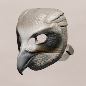 Great Horned Owl Mask .STL Files for 3D Printing - Etsy