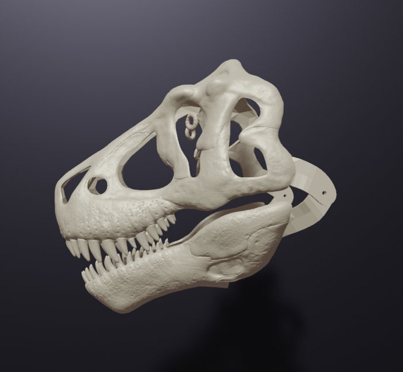 T-rex Skull Mask V2 .STL Files for 3D Printing - Etsy