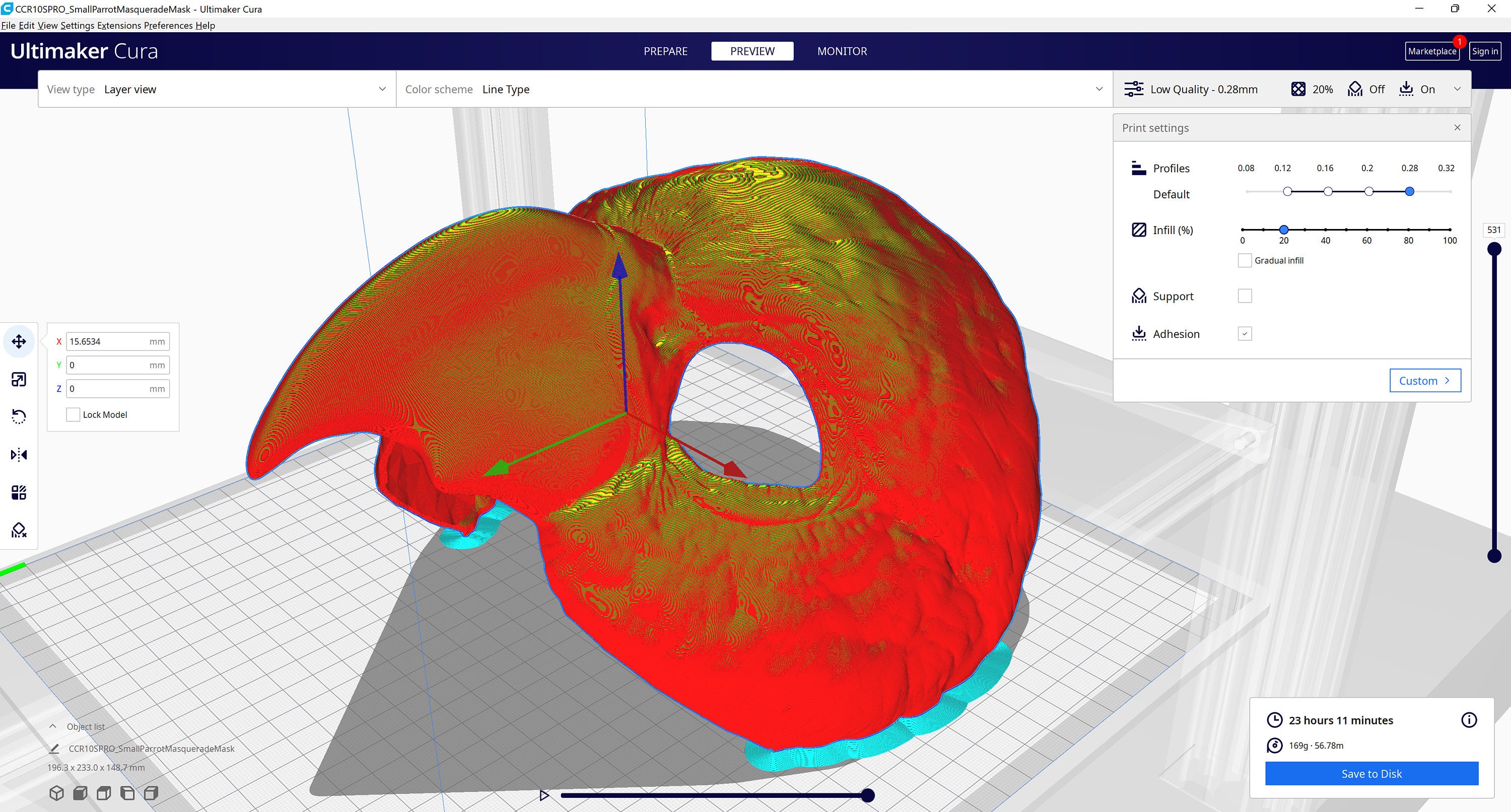 Small Parrot Masquerade Mask STL Files for 3D Printing - Etsy