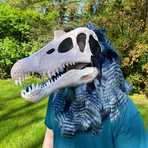 Spinosaurus Skull Mask Fursuit Head - Etsy