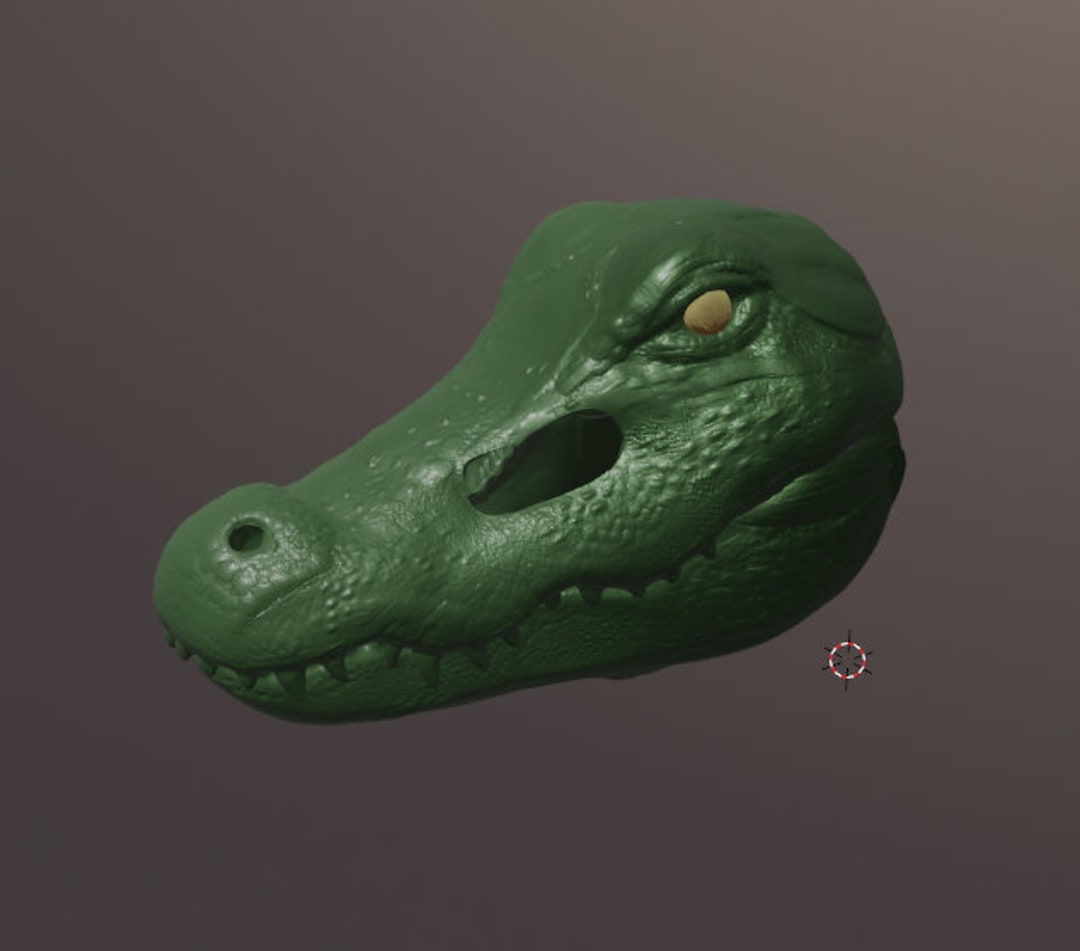 Alligator Mask V2 .STL Files for 3D Printing - Etsy
