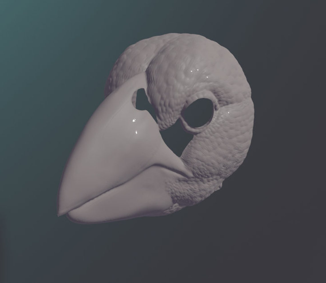 Ground Finch Mask .STL Files for 3D Printing - Etsy