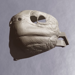Spurred Tortoise Mask .STL Files for 3D Printing - Etsy