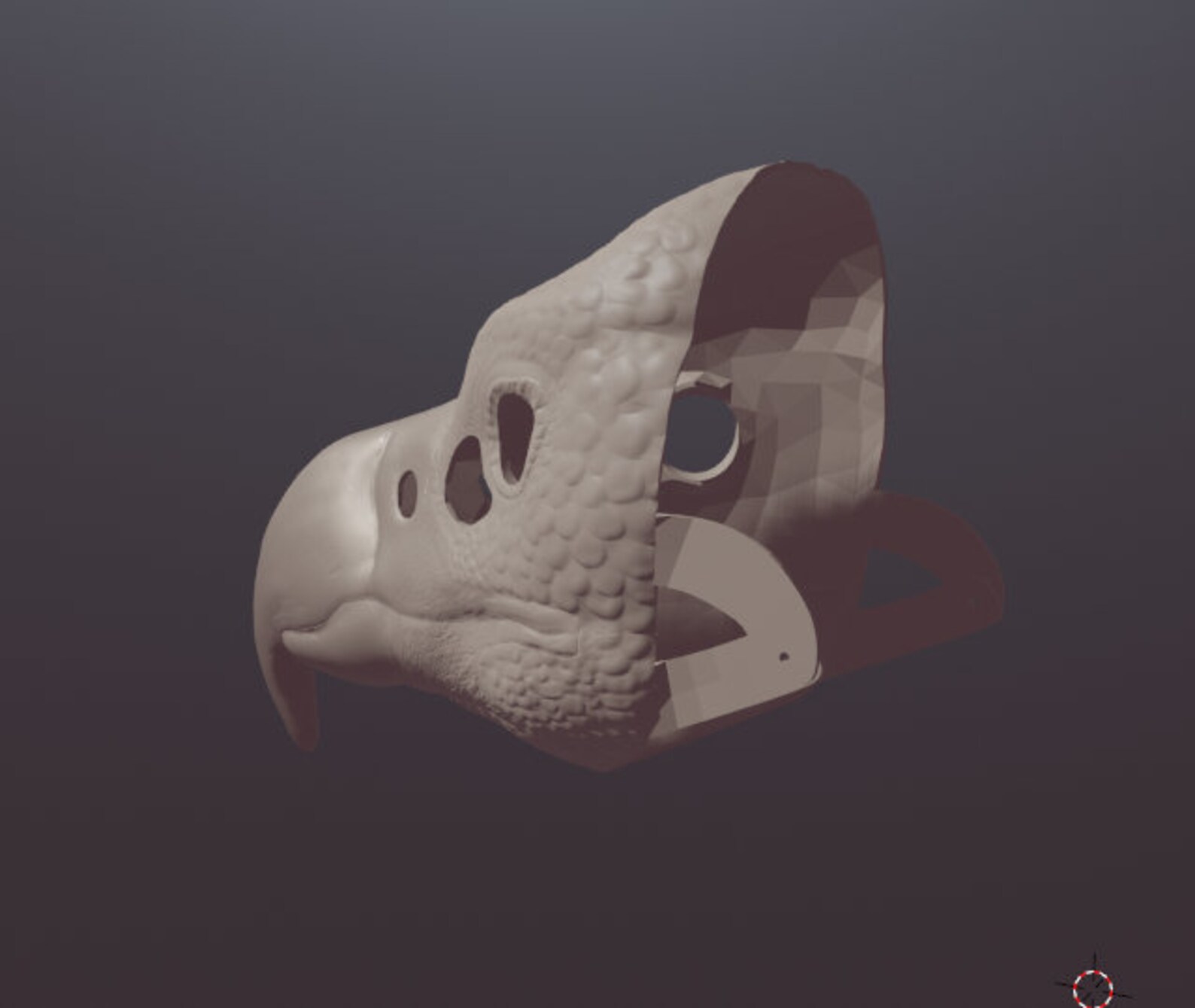 Cinereous Vulture Mask .stl Files for 3D Printing - Etsy