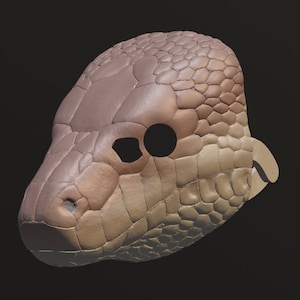 Olive Python Mask .STL Files for 3D Printing - Etsy