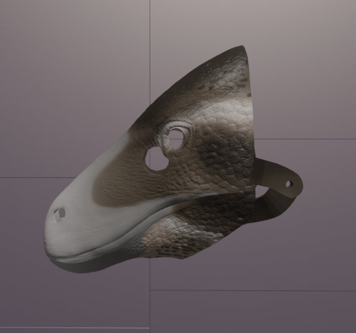 Troodon Mask .STL Files for 3D Printing - Etsy