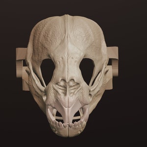 Vampire Bat Skull Mask V2 .STL Files for 3D Printing - Etsy