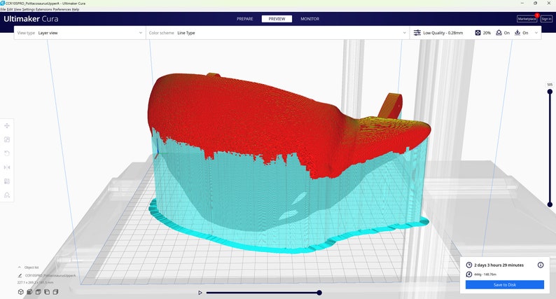 Psittacosaurus Mask .STL Files for 3D Printing - Etsy
