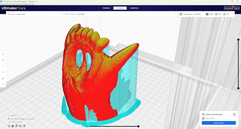 Entelodont Skull Mask .STL Files for 3D Printing - Etsy
