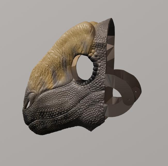 Toony Sinosaurus Mask .STL Files for 3D Printing - Etsy