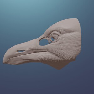 Seagull Mask .stl Files for 3D Printing - Etsy