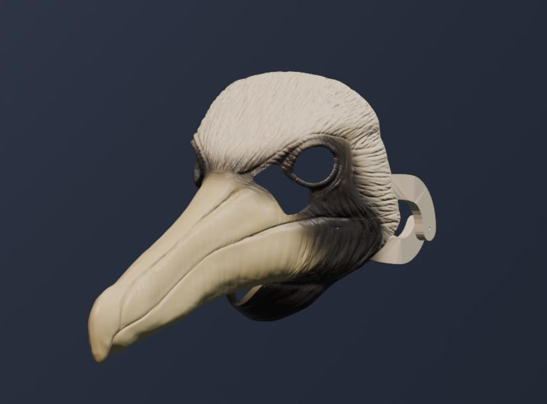 Brown Pelican Mask .STL Files for 3D Printing - Etsy