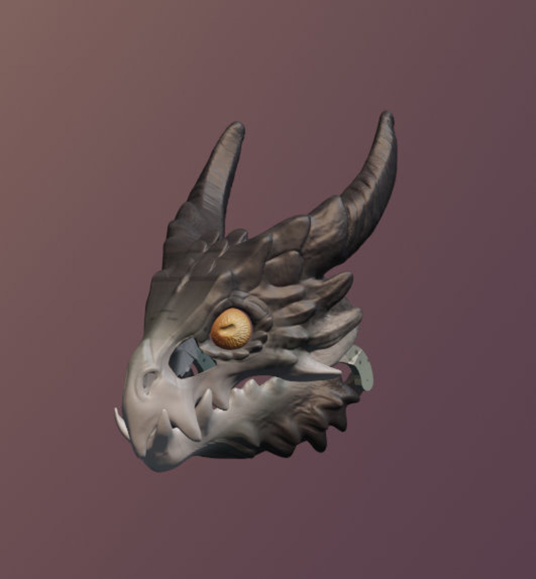 Beaked Dragon Mask .STL Files for 3D Printing - Etsy