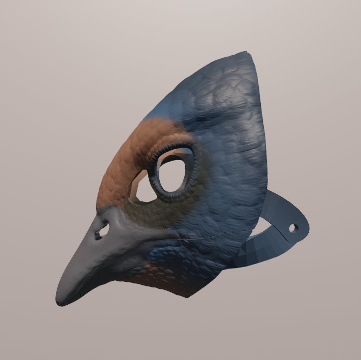 Barn Swallow Mask .STL Files for 3D Printing - Etsy
