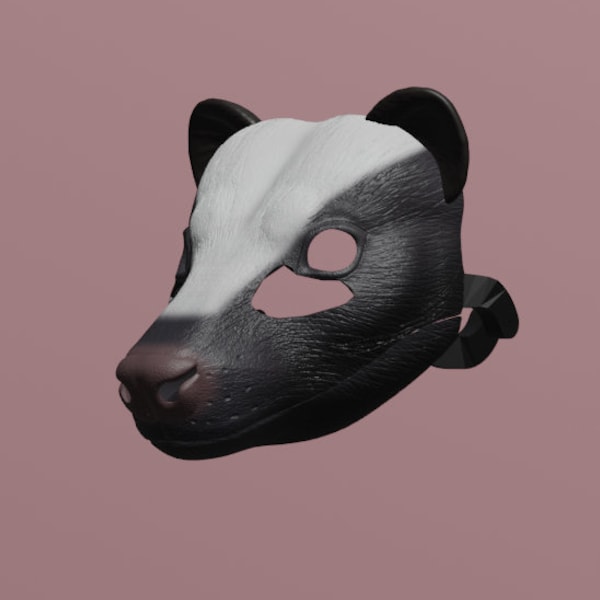 Skunk Mask - Etsy