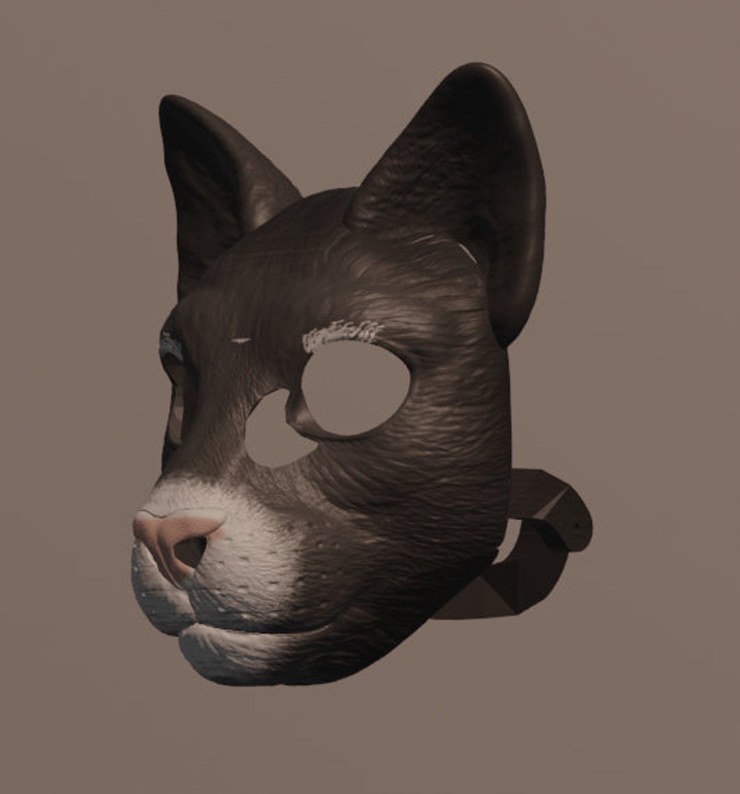 House Cat Mask .STL Files for 3D Printing - Etsy