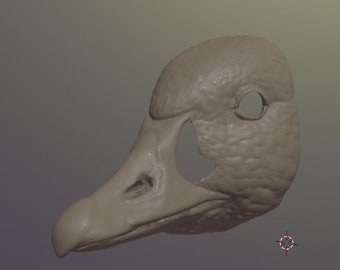 Raven Mask .STL Files for 3D Printing - Etsy