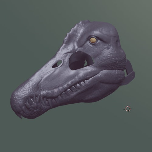 Spinosaurus Skull Mask .STL Files for 3D Printing - Etsy Canada