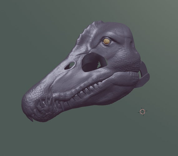 Spinosaurus Mask V2 .STL Files for 3D Printing | Etsy