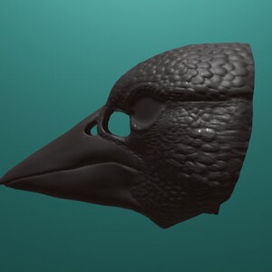 Blackbird Mask .STL Files for 3D Printing - Etsy