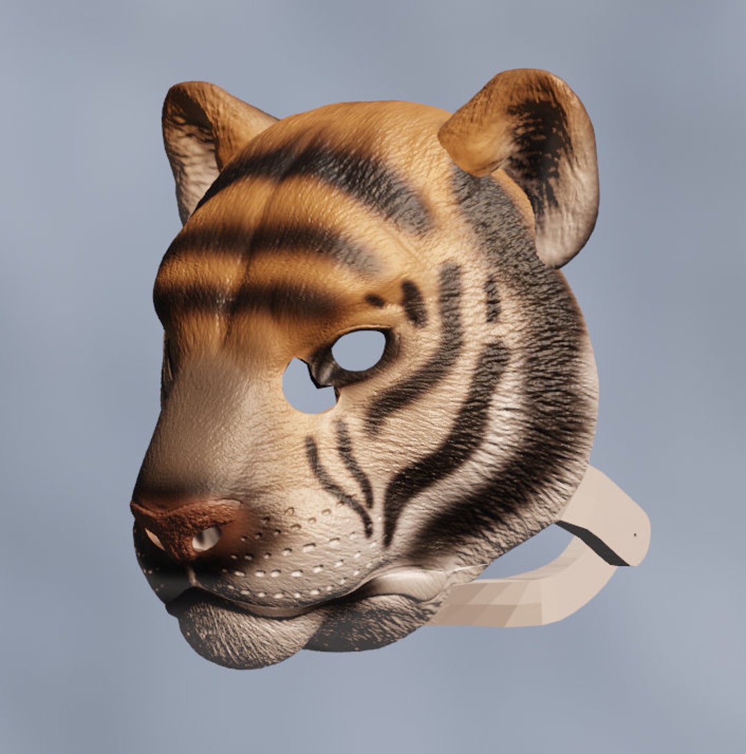 Tiger Mask V2 .STL Files for 3D Printing - Etsy