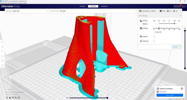 Cormorant Mask .stl Files for 3D Printing - Etsy