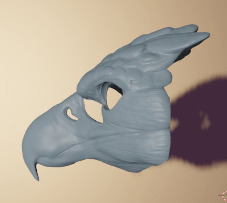 Harpy Eagle Mask .STL Files for 3D Printing - Etsy UK