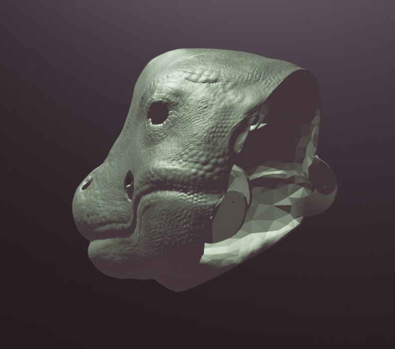 Brachiosaurus Mask .stl Files for 3D Printing - Etsy