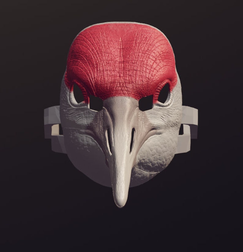 Sandhill Crane Mask .STL Files for 3D Printing - Etsy