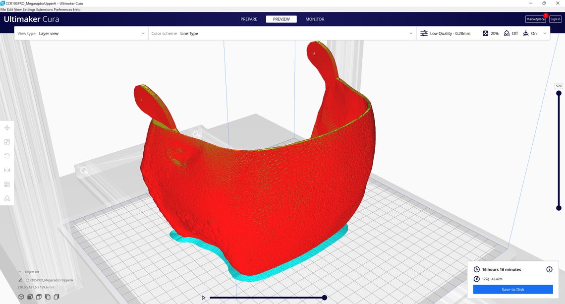 Megaraptor Mask .STL Files for 3D Printing | Etsy