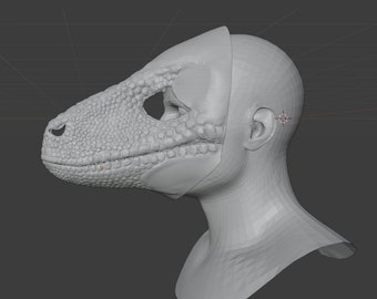 Ball Python Mask 3d Model Files | Etsy