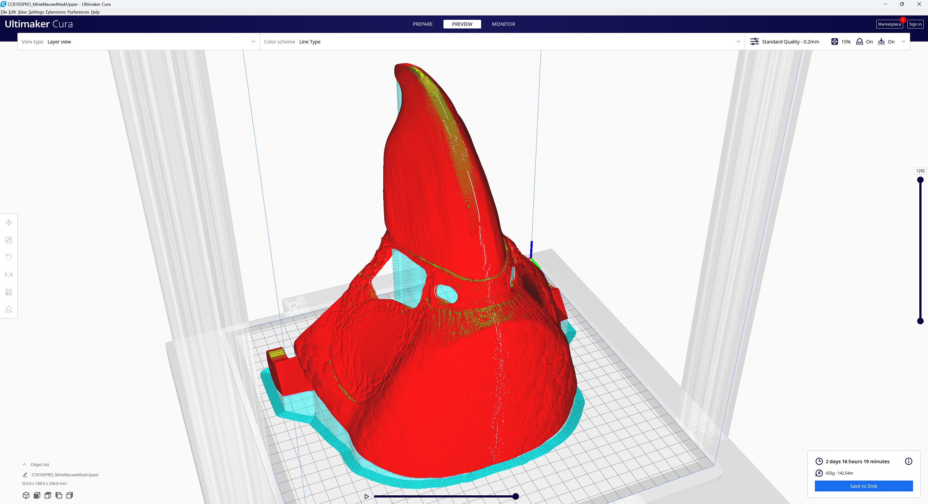 Mini Macaw Mask .STL Files for 3D Printing - Etsy