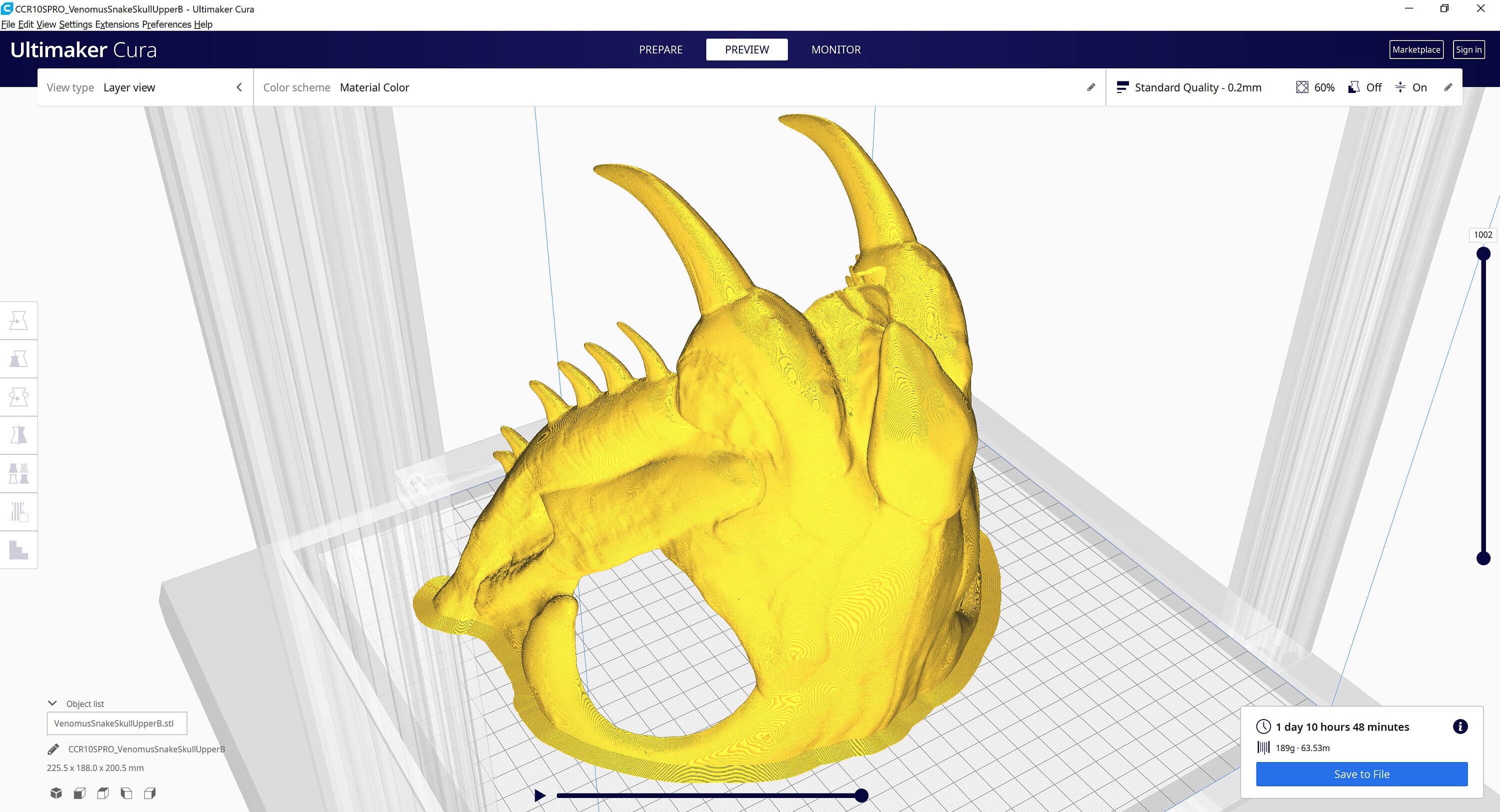 Venomous Snake Skull Mask .STL Files for 3D Printing | Etsy