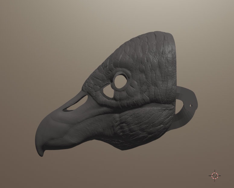 Black Vulture Mask .stl Files for 3D Printing - Etsy